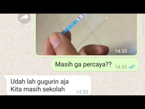 CHAT WA PACAR HAMIL MINTA TANGGUNG JAWAB