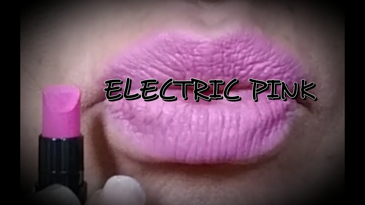 ELECTRIC PINK MATTE LIPSTICK BY AVON - YouTube
