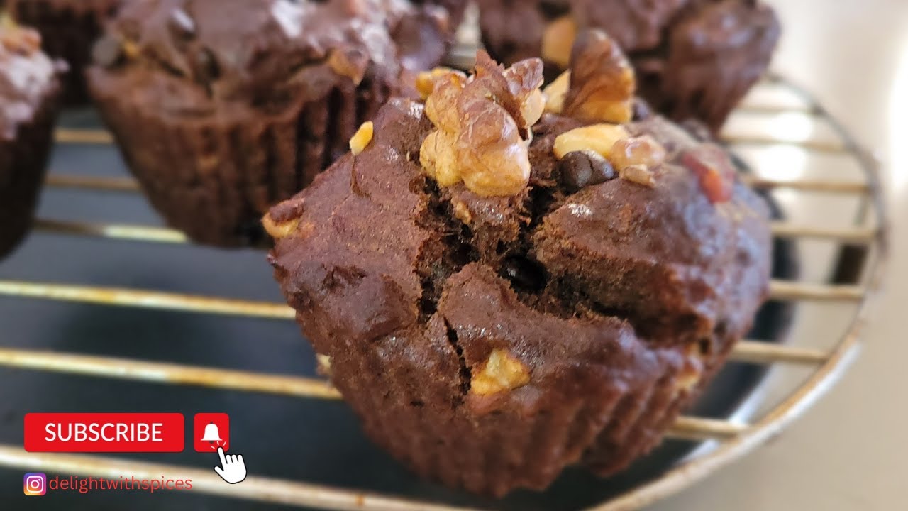 Ragi Chocolate Muffins -Eggless| Healthy Baking Delight | Deliciously ...