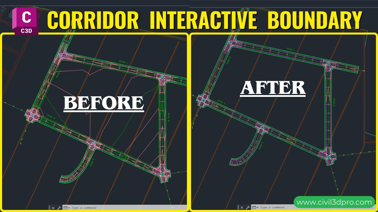 9.5 How to Create Corridor Surface with Interactive Boundary in Civil ...