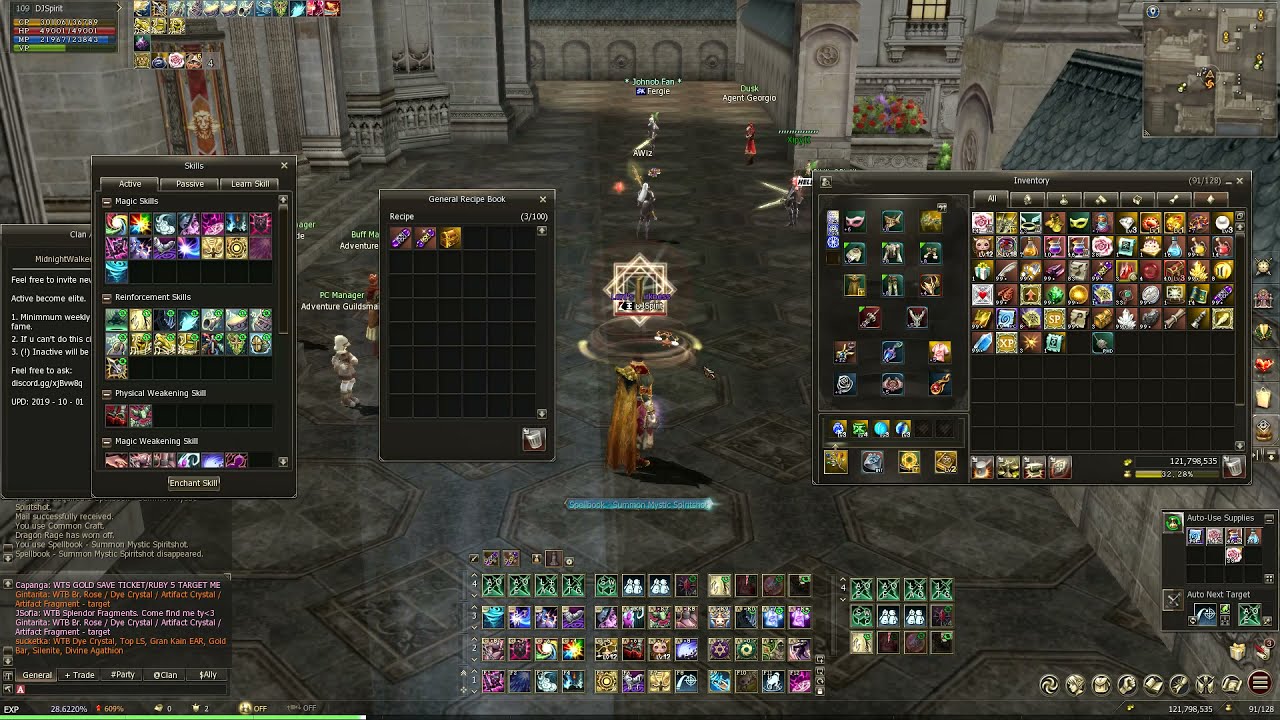 LINEAGE 2 : New Mystic Soulshots/Spiritshots - YouTube