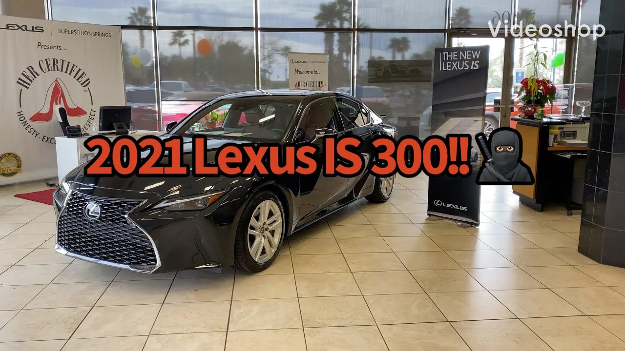 All-New 2021 Lexus IS 300 🥷🏿 - Caviar on Rioja Red Interior - YouTube