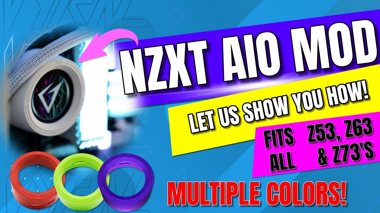 How to Change your NZXT "Z Series" AIO Color! - YouTube