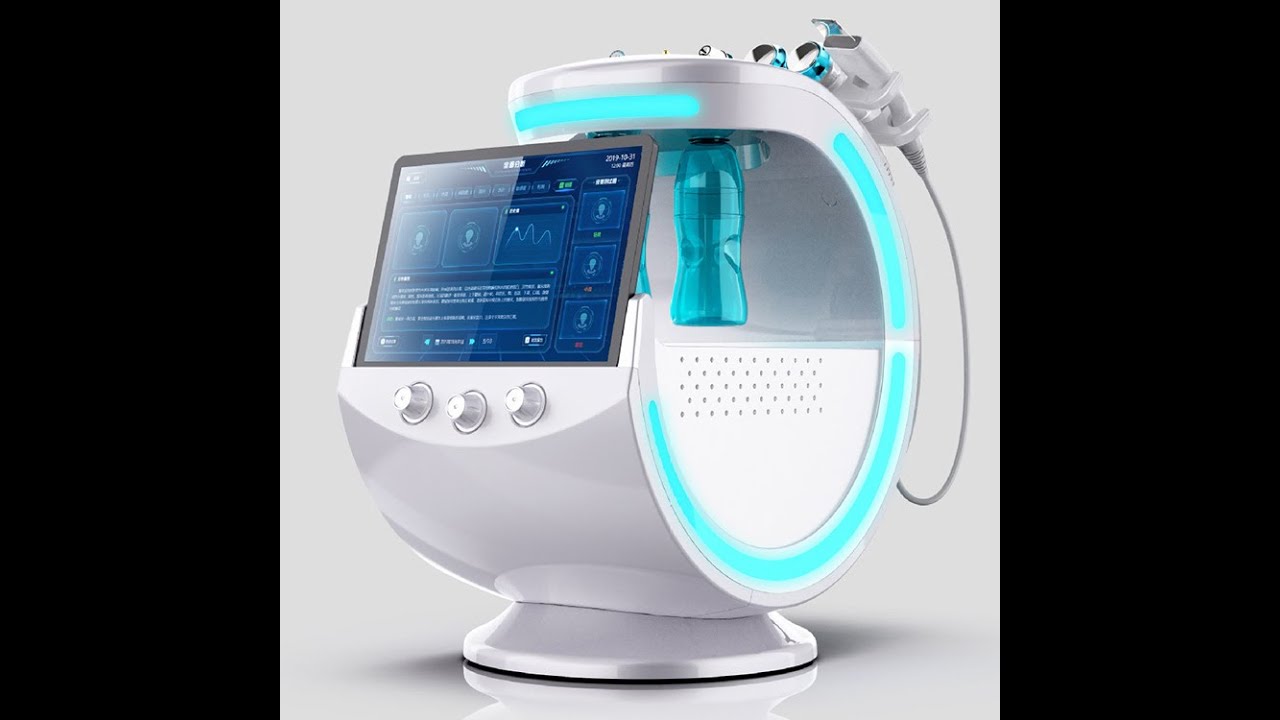 Smart ice blue hydrafacial machine - YouTube