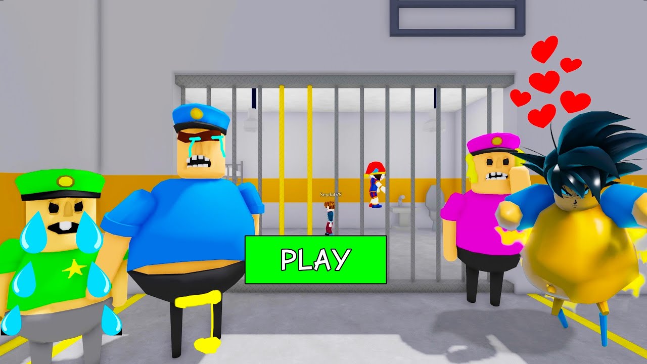 Police Family Escape GOKU BARRY SCARY OBBY Full Walkthrough #roblox ...