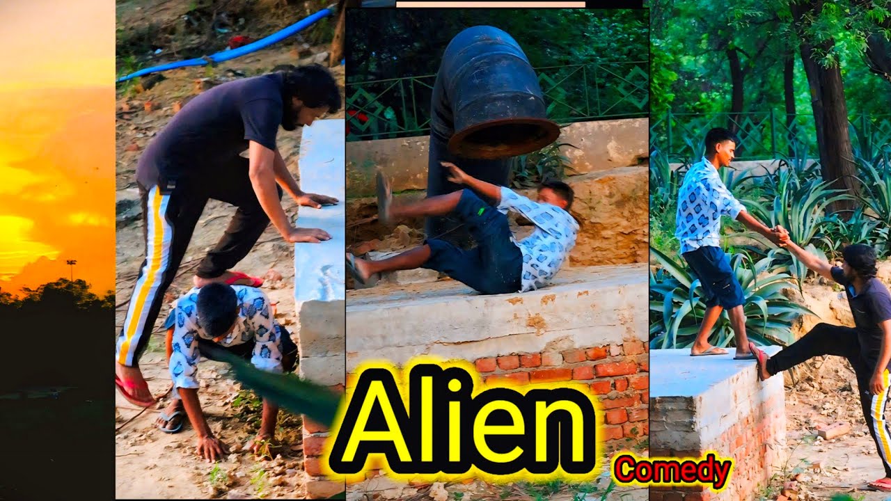 alien एलियन की पागलपंती Comedy video the VRSarojcomedy Alien sci-fi ...