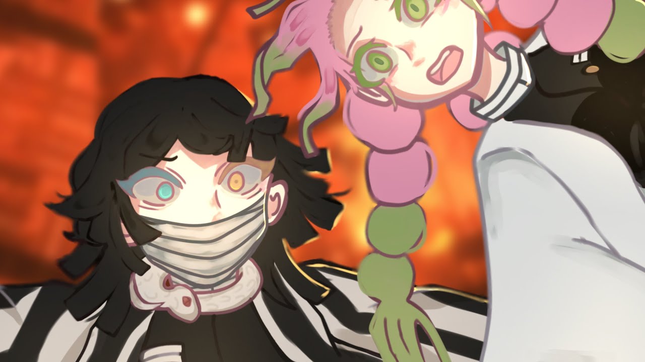 ⭐️ falling into the infinity castle.. . obanai + mitsuri . gacha + art ...