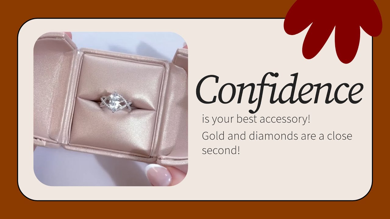 Wear your confidence, gold and diamonds are just the accessories! - YouTube