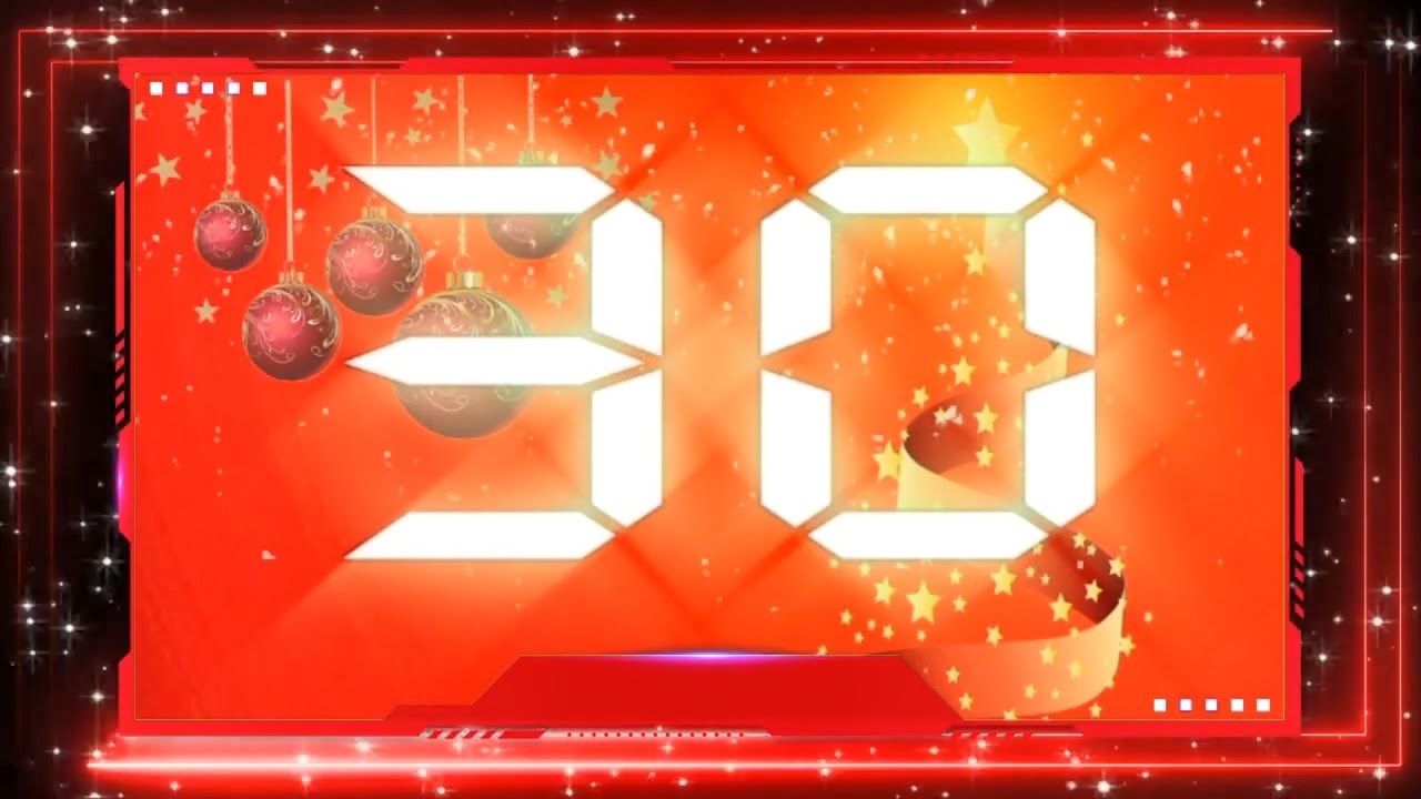 Timer 30 seconds Fireworks Christmas/Natal -Relógio Regressivo - YouTube