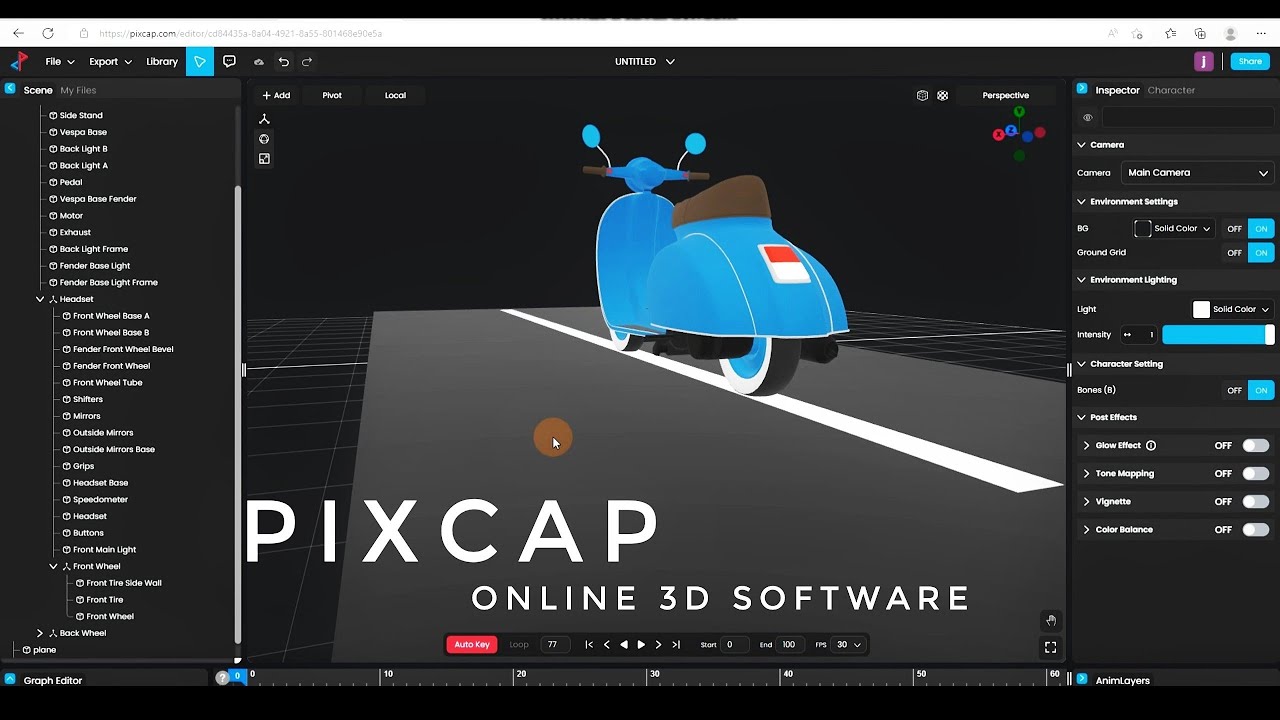 PixCap: Online 3d software on web browser - YouTube