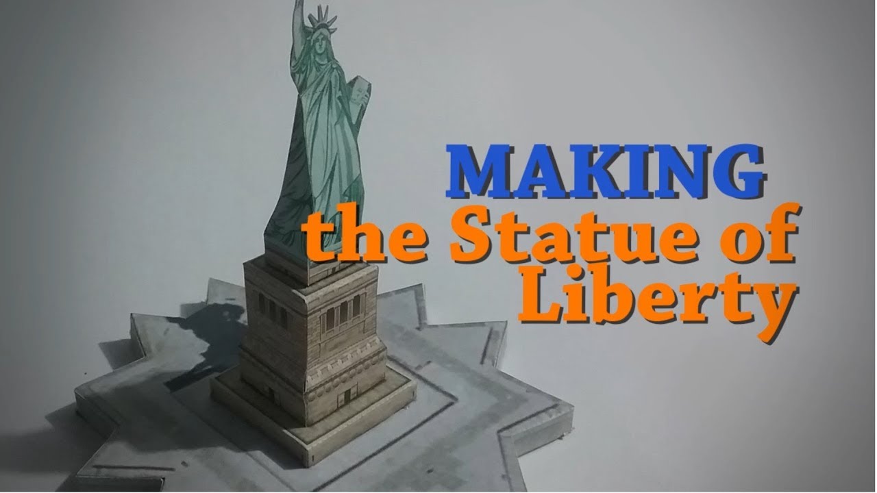 Papercraft CANON's template free download of The STATUE OF LIBERTY. DIY ...