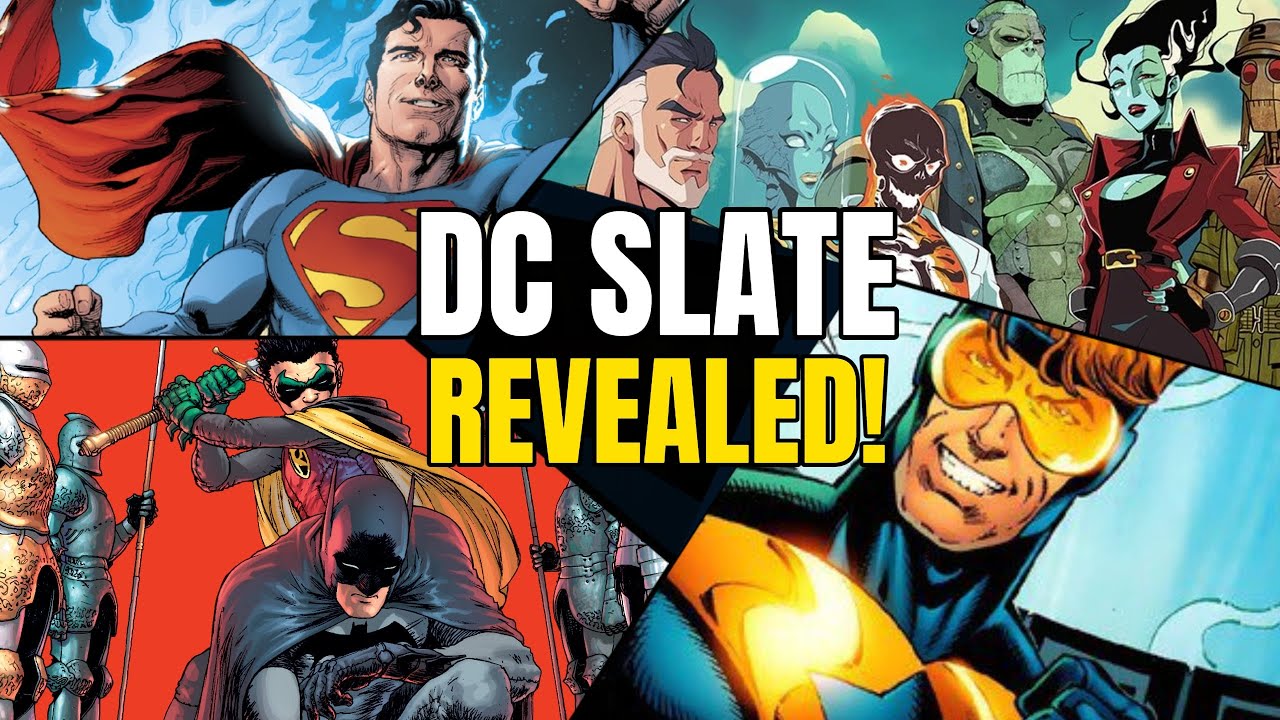 DC Announces It's Upcoming Slate And I Have Some Thoughts - YouTube