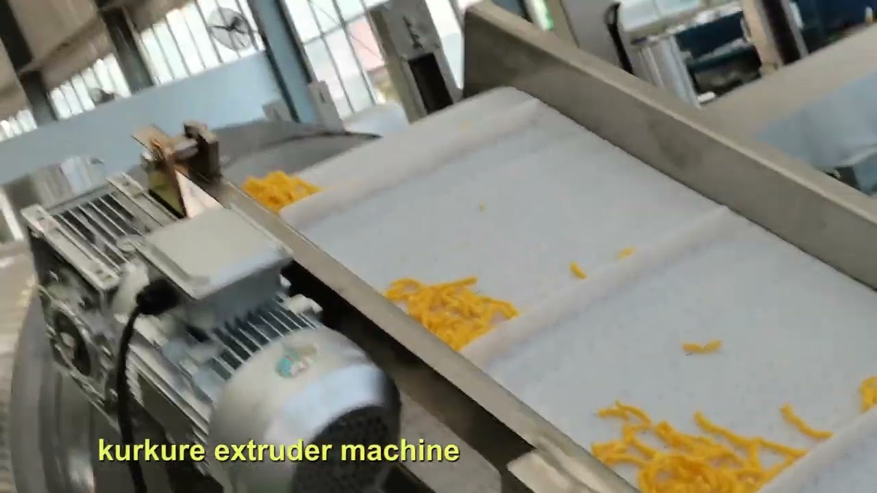 cheetos extruder machine - YouTube