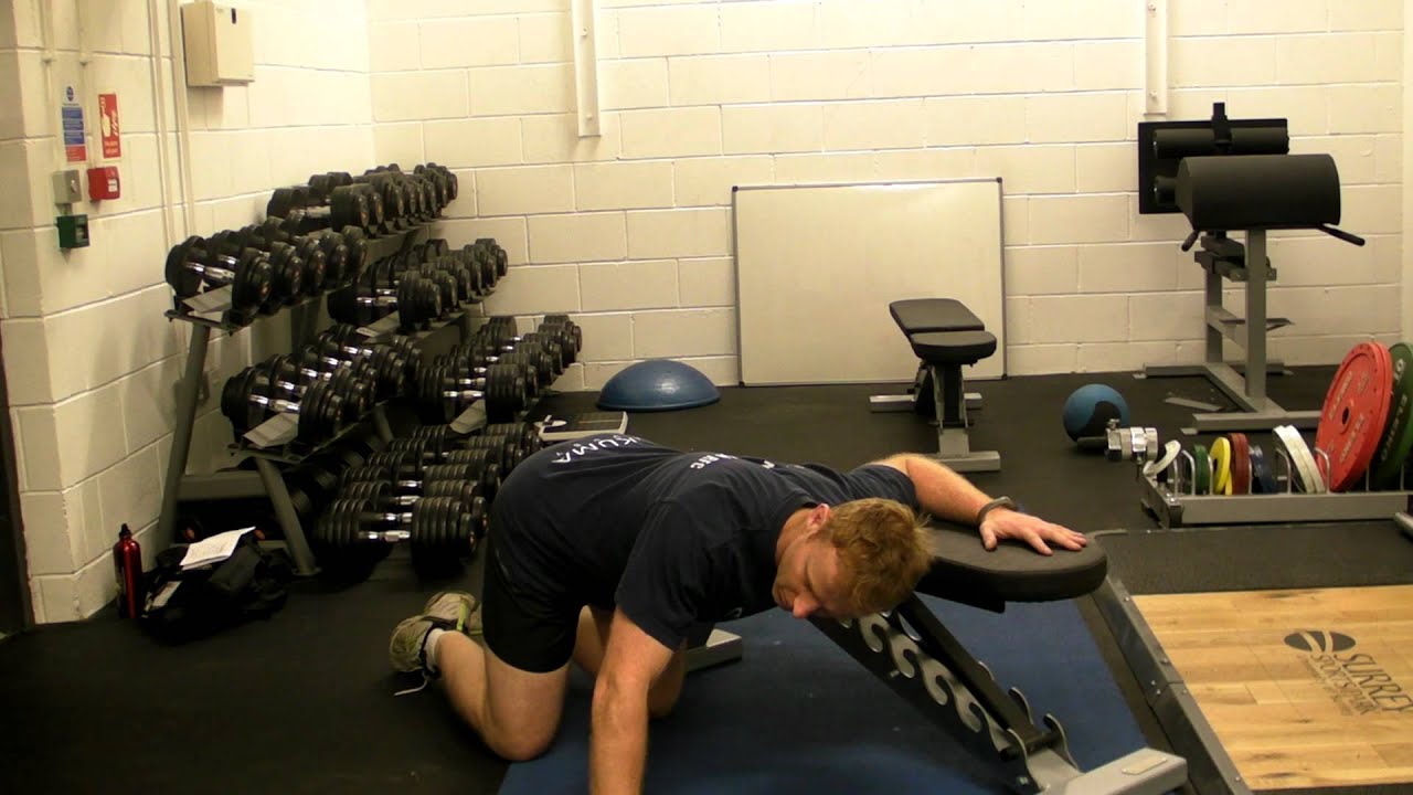 Pec minor PNF stretch - YouTube
