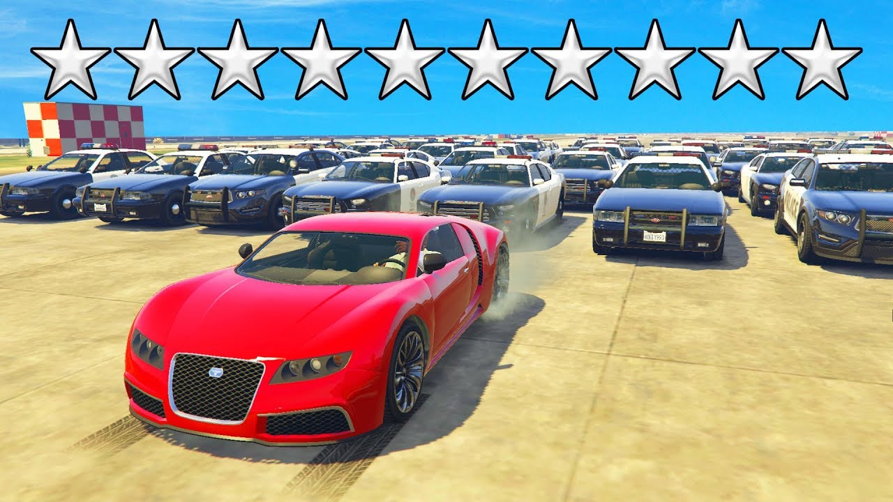 Can You ESCAPE MAX WANTED LEVEL in GTA 5?! - YouTube