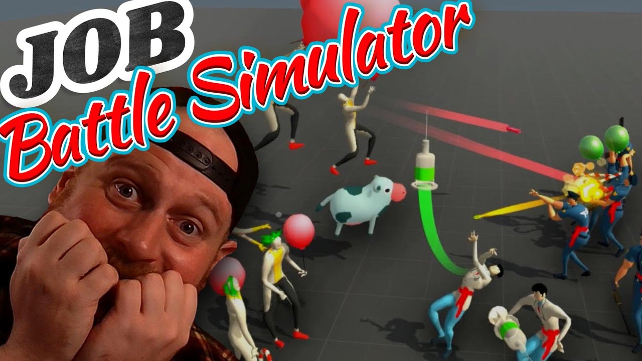 EPIC Job Battle Simulator! Buck Wilder Plays - YouTube