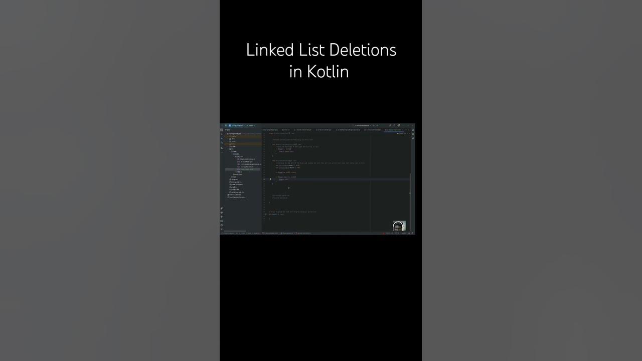 Linked List Deletions Interview prep. - YouTube