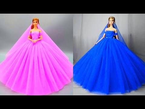 Disney Princess Doll Makeover ~ DIY Miniature Ideas for Barbie - Wig ...