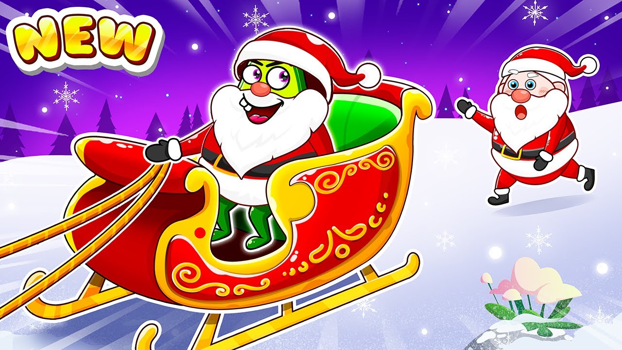 Ho Ho Ho! Where Is Santa's Sleigh? Santa Lost Sleigh, Beard | Yum Yum ...