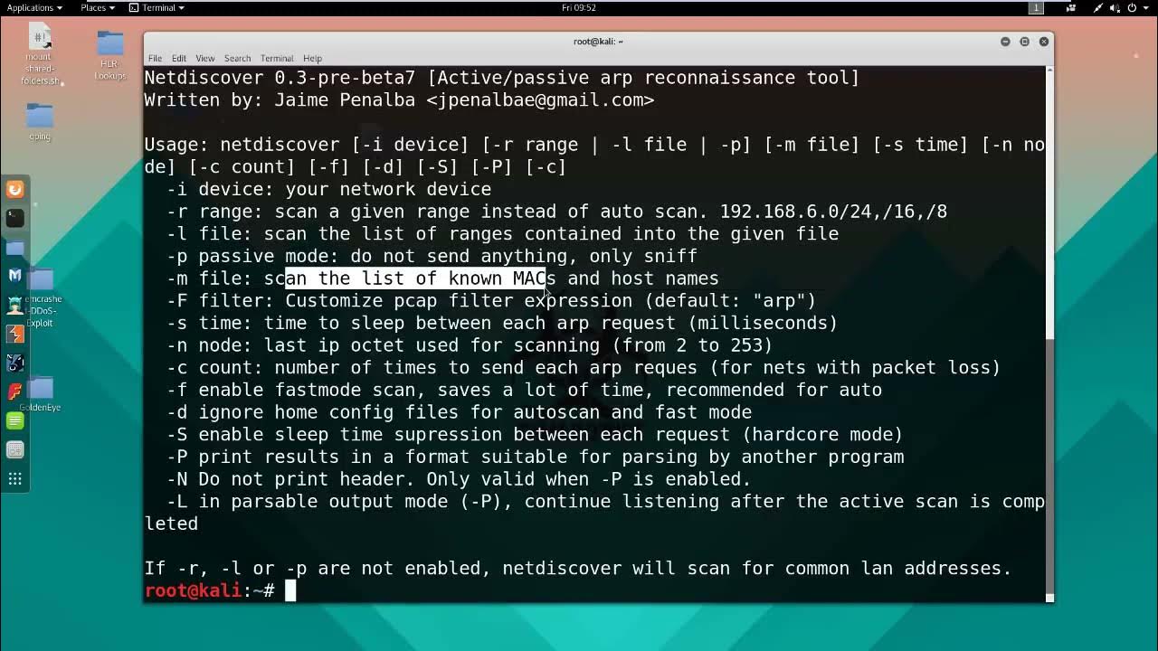 NetDiscover Network Scanner -Kali Linux-Tamil Hacking - YouTube