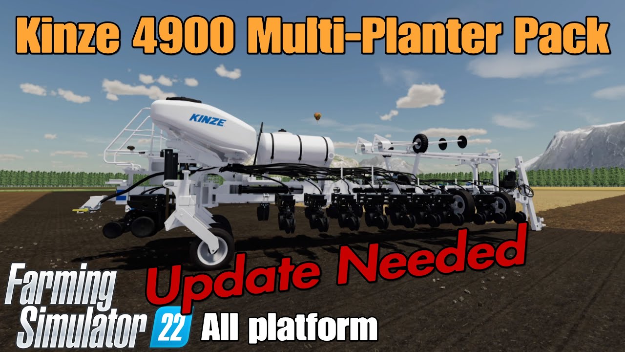 Kinze 4900 Multi-Planter Pack / FS22 mod for all platforms - YouTube