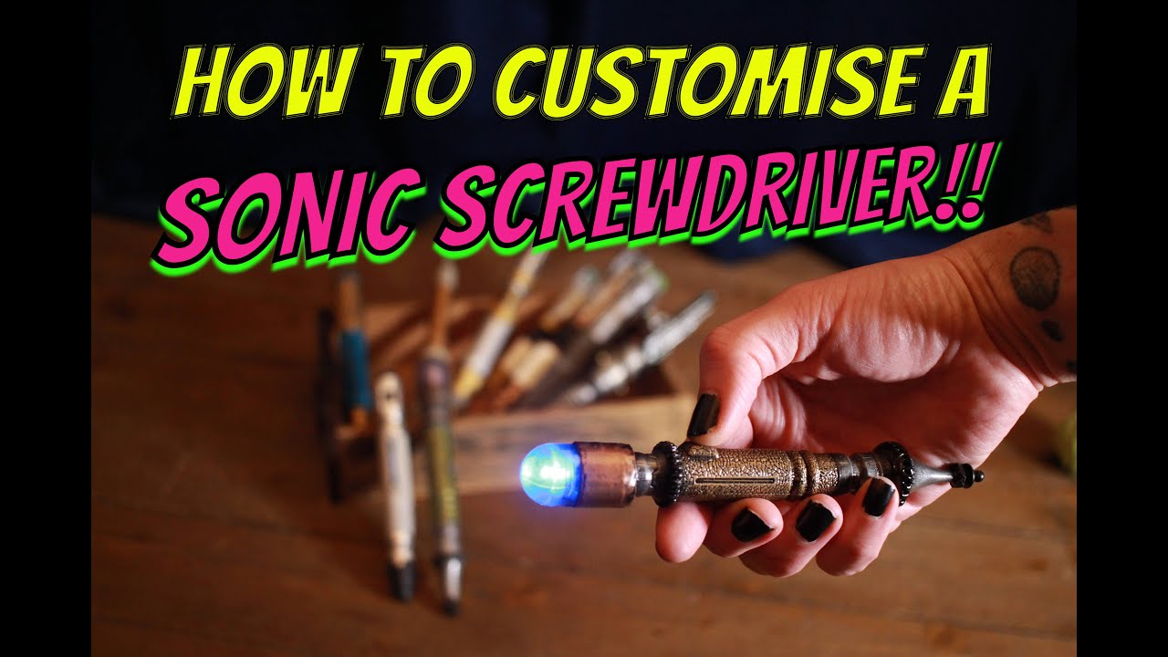 How to Make a Custom Sonic Screwdriver - YouTube