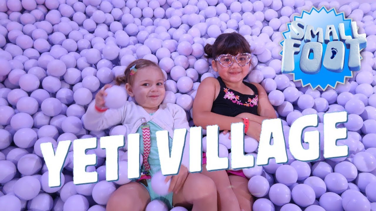 Smallfoot Yeti Village - A Hollywood Kid Adventure - YouTube