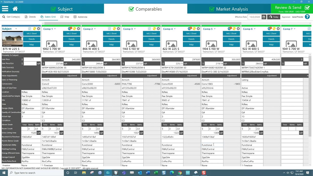 DataMaster Pro Adding Additional comps - YouTube