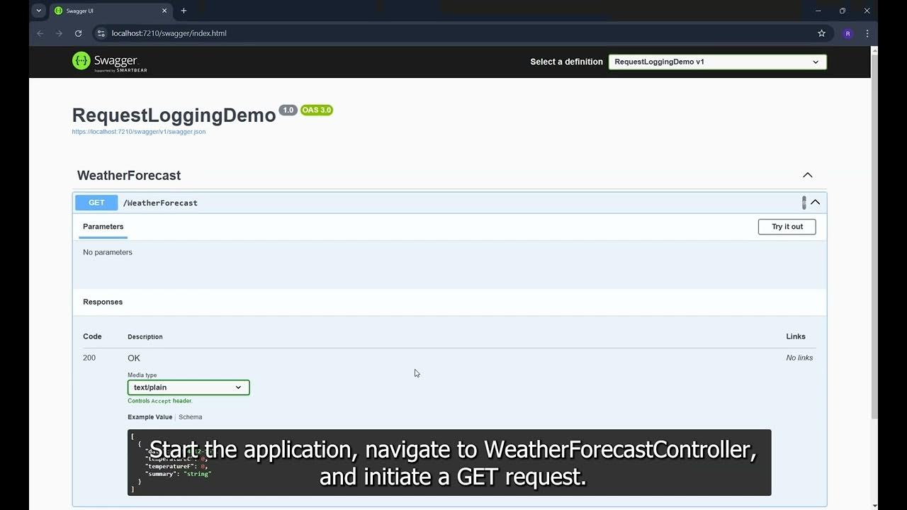 How to Implement API Request Logging Using Middleware in ASP.NET Core | Demo Walkthrough - YouTube