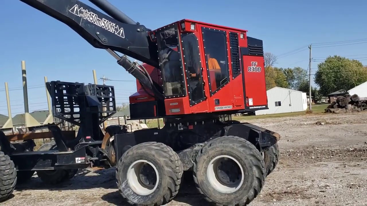 2019 TimberPro 830D Forwarder - YouTube