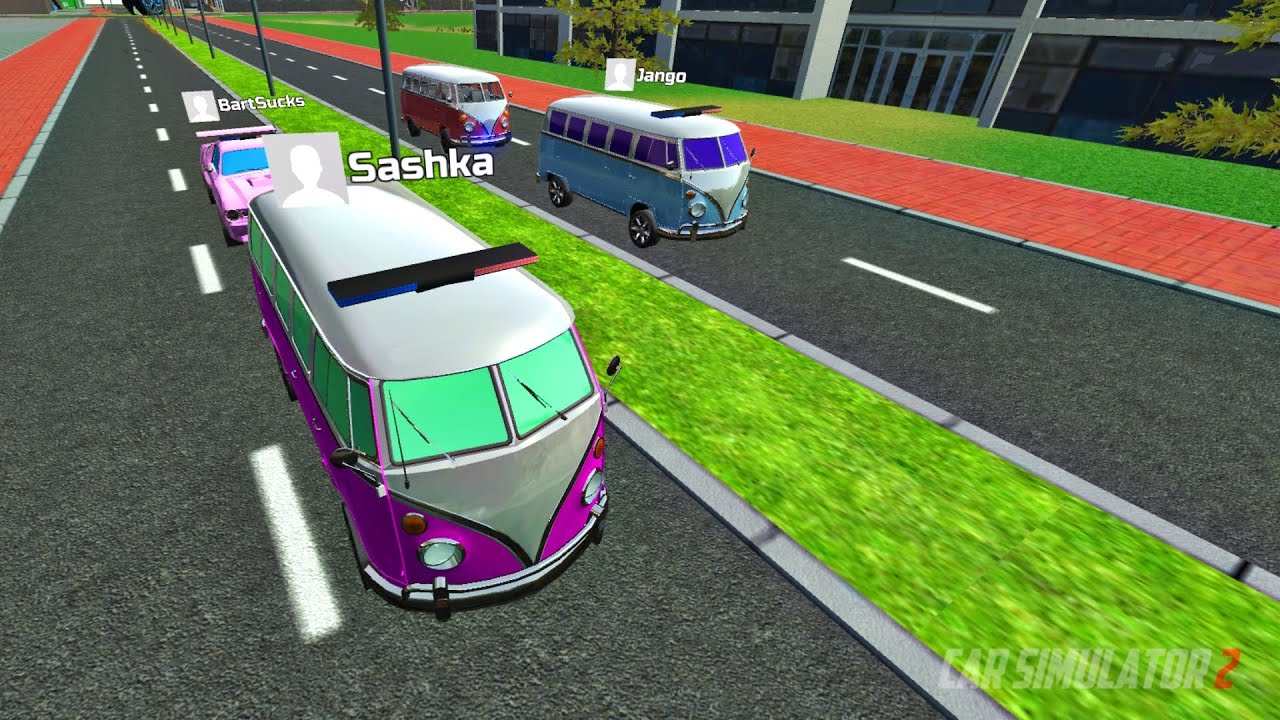 Volkswagen Kombi Three Lap Racing Won | Car Game | Car Simulator 2 ...