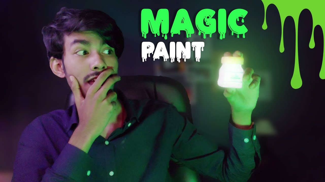 Painting with Magical paint 😱 - YouTube