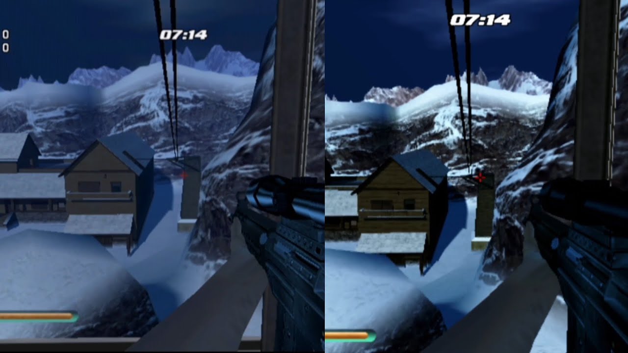 007 Nightfire PlayStation 2 vs Gamecube Multiplayer test - YouTube