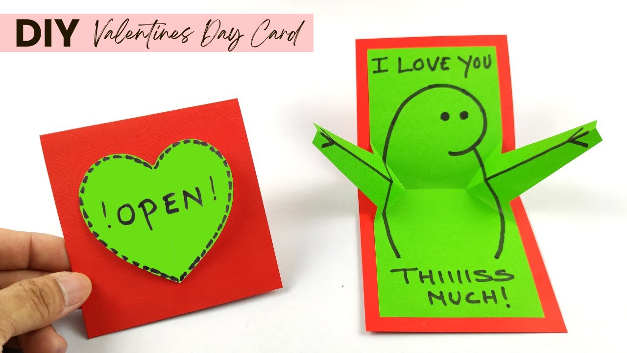 Valentine's Day Card Ideas for Boyfriends and Girlfriends! DIY- I Love ...