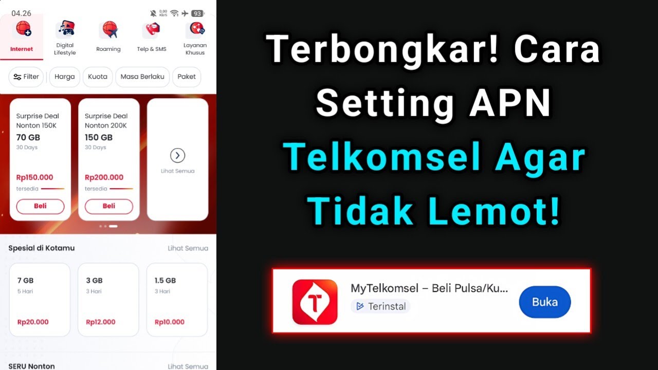 Cara Setting Apn Telkomsel Agar Tidak Lemot • Cara Mengatasi Sinyal ...