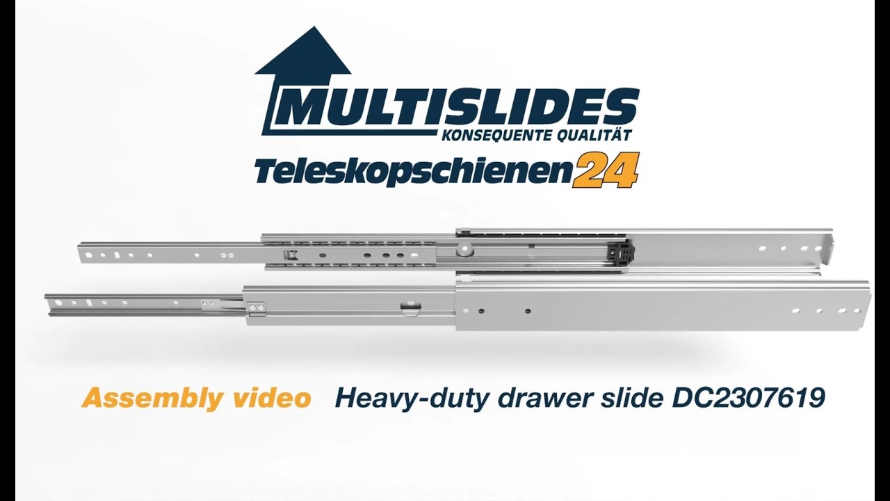 Assembly video Heavy-duty drawer slide DC2307619 - YouTube