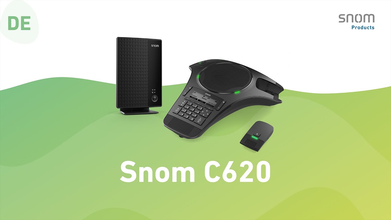 Snom C620 - Konferenz-Lösung - DE - YouTube