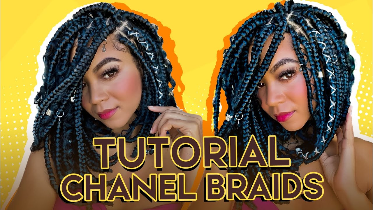Como fazer Chanel Braids sozinha - YouTube