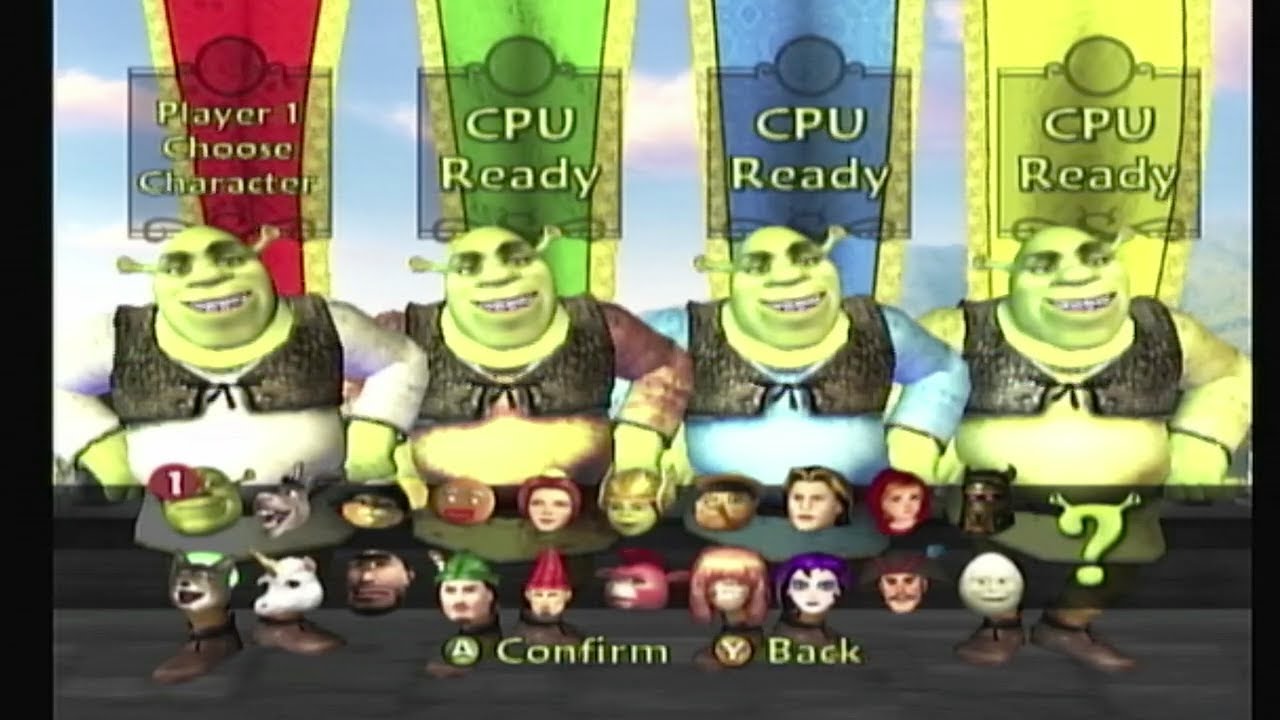 Shrek Super Slam Shrek vs Shrek vs Shrek vs Shrek Gameplay HD - YouTube