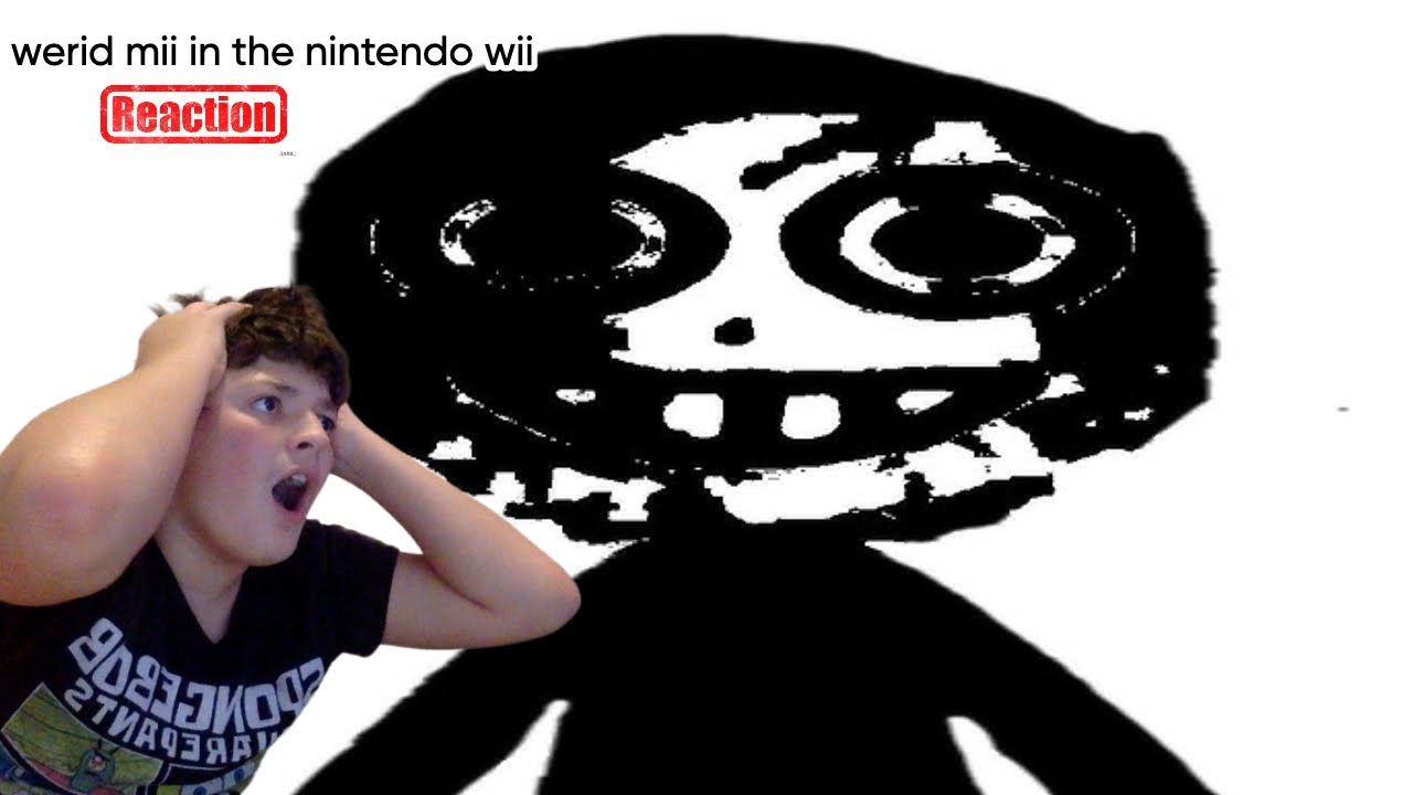 werid mii in the nintendo wii reaction way scary and video by ...
