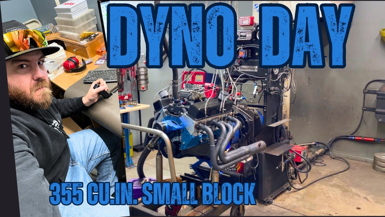 Dyno Day at Klein Engines! 355 c.i. Small Block Chevy Getting Broke-in ...