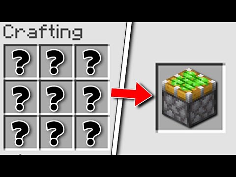 Minecraft: How to Craft a Sticky Piston (10 Second Crafts)