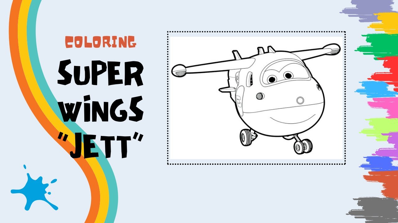 Super Wings Jett! Mewarnai Gambar Super Wings #art #coloring #fyp # ...