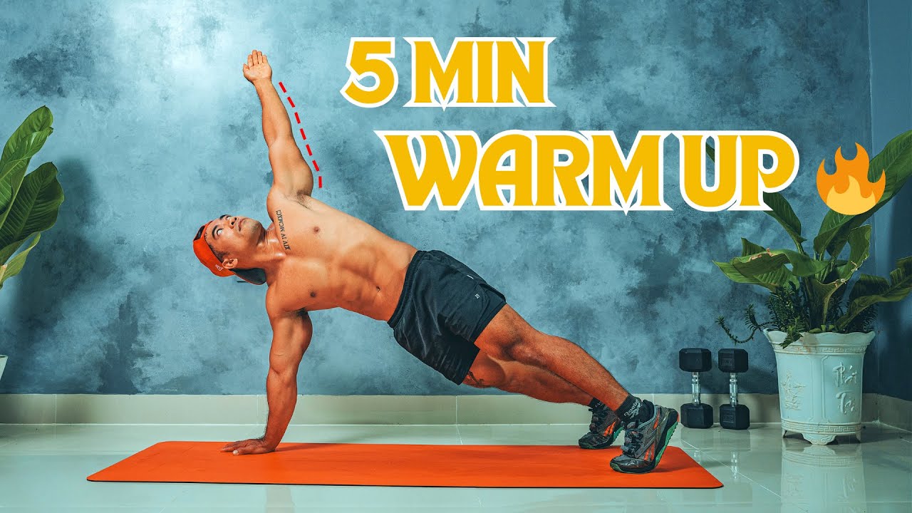 5-Min Pre-Workout Warm-Up 🔥#gym #fitness #workout - YouTube