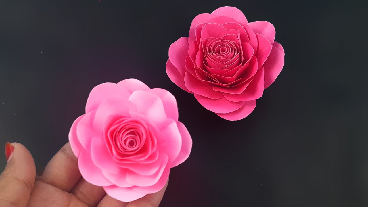 Realistic Paper Flowers | DIY Easy Paper Craft Idea - YouTube