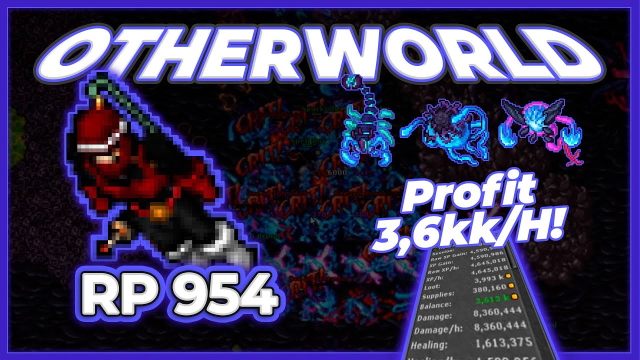 RP 954 Hunt Solo Gold Token 3.6kk profit/h (double loot) - Tibia Hunt # ...