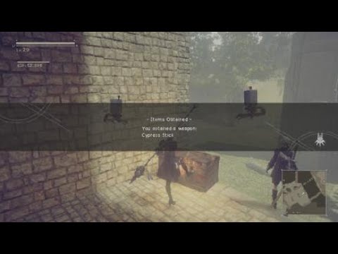 Nier Automata - Cypress Stick Weapon Location - YouTube