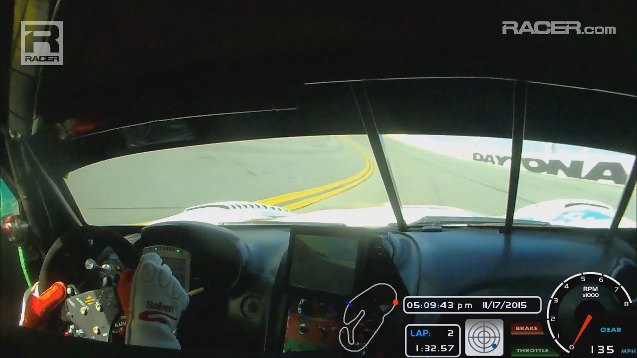 RACER: Ben Keating Dodge Viper In-Car at Daytona - YouTube