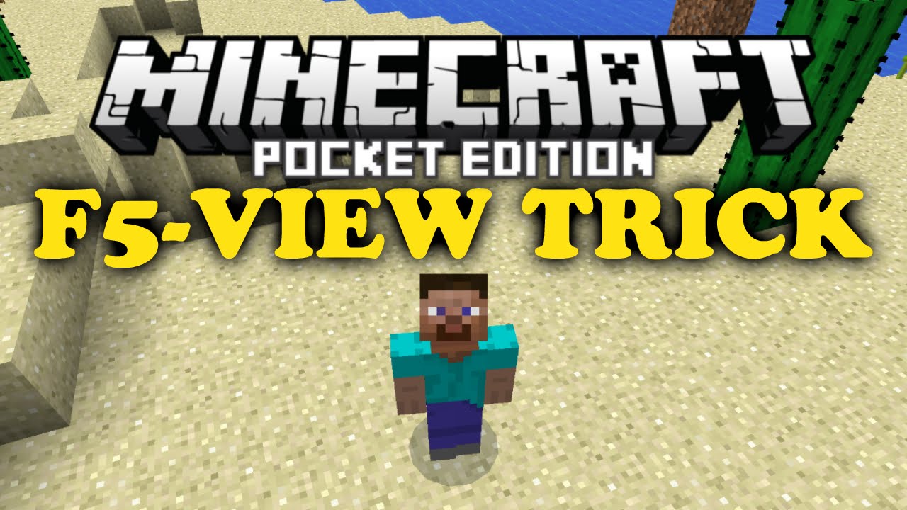 F5 Trick - Minecraft PE - YouTube
