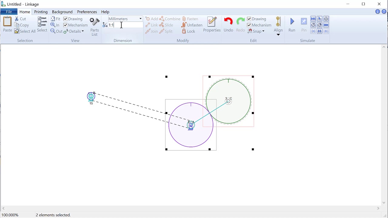 Planetary Gear Planet-Carrier-Drive Tutorial with Linkage - YouTube
